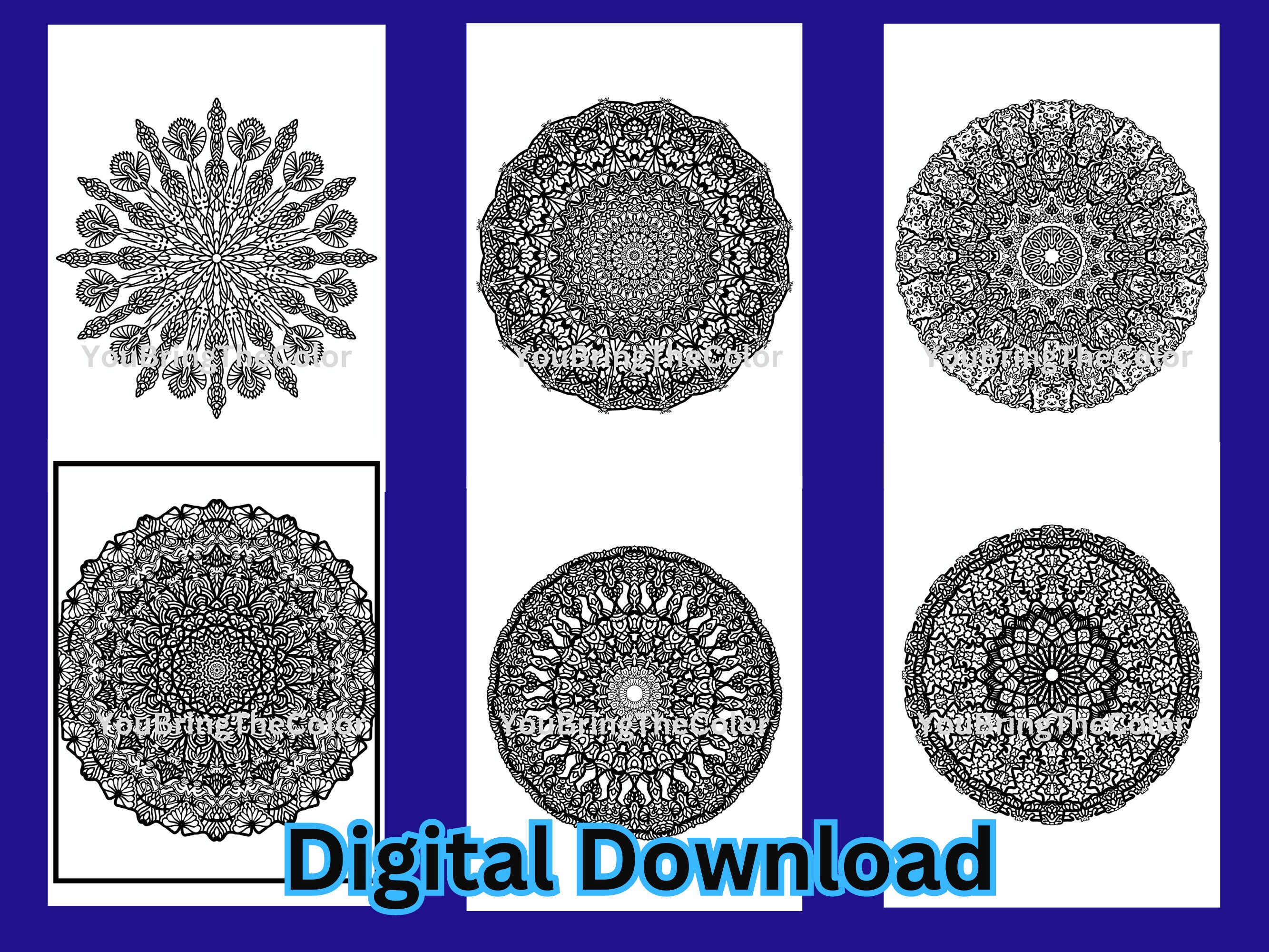 40 Intricate Patterns Coloring Pages Intricate Escapes Daring Mandala ...