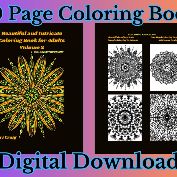 Intricate Coloring - Etsy