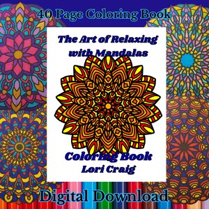 40 Bold Patterns Coloring Pages the Art of Relaxing With Mandalas ...