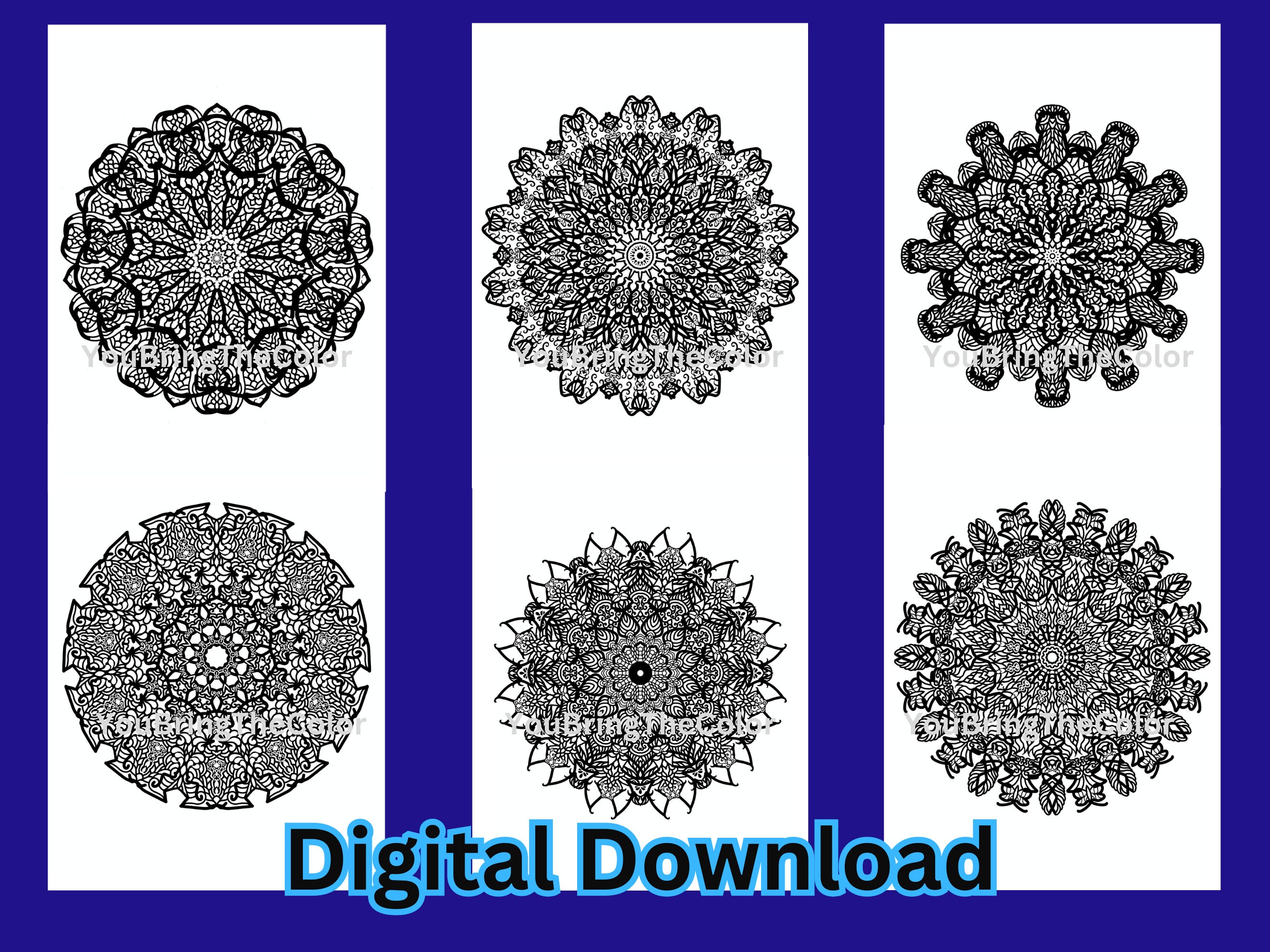 40 Intricate Patterns Coloring Pages Intricate Escapes Daring Mandala ...