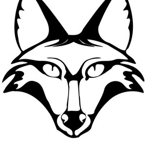 Fox Head Svg Png Dxf Digital File Download. Graphic Decal Sticker ...