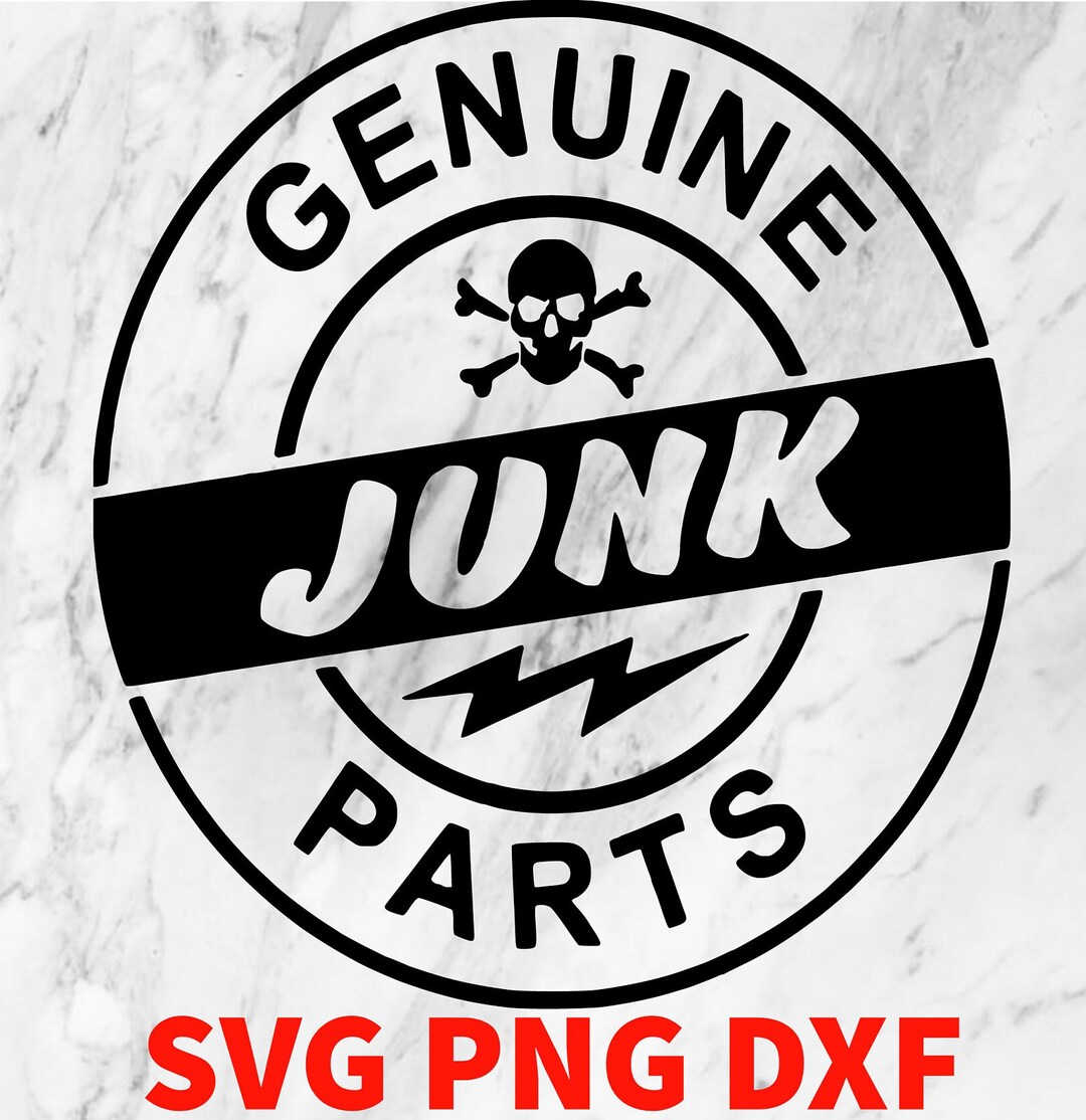 Ginuine Junk Parts Automobile Decal Tee Shirt Logo Mug Decal Hoodie ...