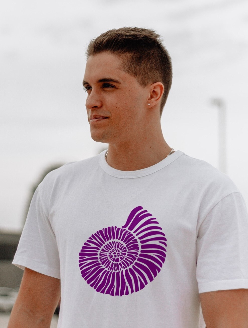 Ammonite Fossil SVG DXF PDF File Ancient Life Dinosaur T-shirt Decal ...