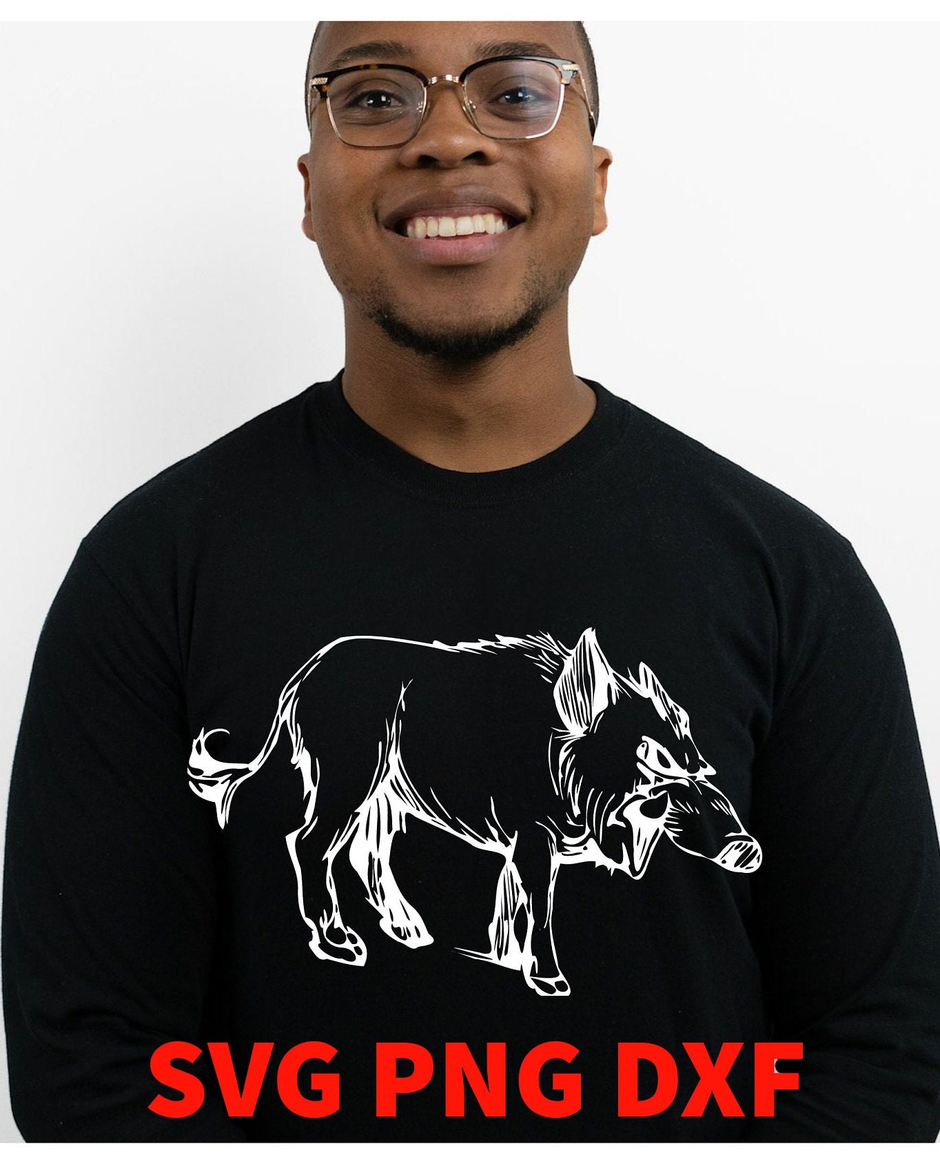 Wild Bore Hog Wild Pig Farm Animal Mean Hog Svg Png Dxf Vector Graphics ...