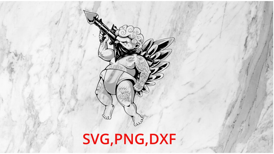 Cupid Svg Cupid Png Cupid Dxf Cupid Vector Valentines Day - Etsy