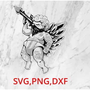 Cupid Svg Cupid Png Cupid Dxf Cupid Vector Valentines Day - Etsy