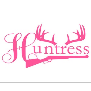 Huntress Svg Png Dxf Zip File. Hunting Woman Women Girl Graphic Decal ...