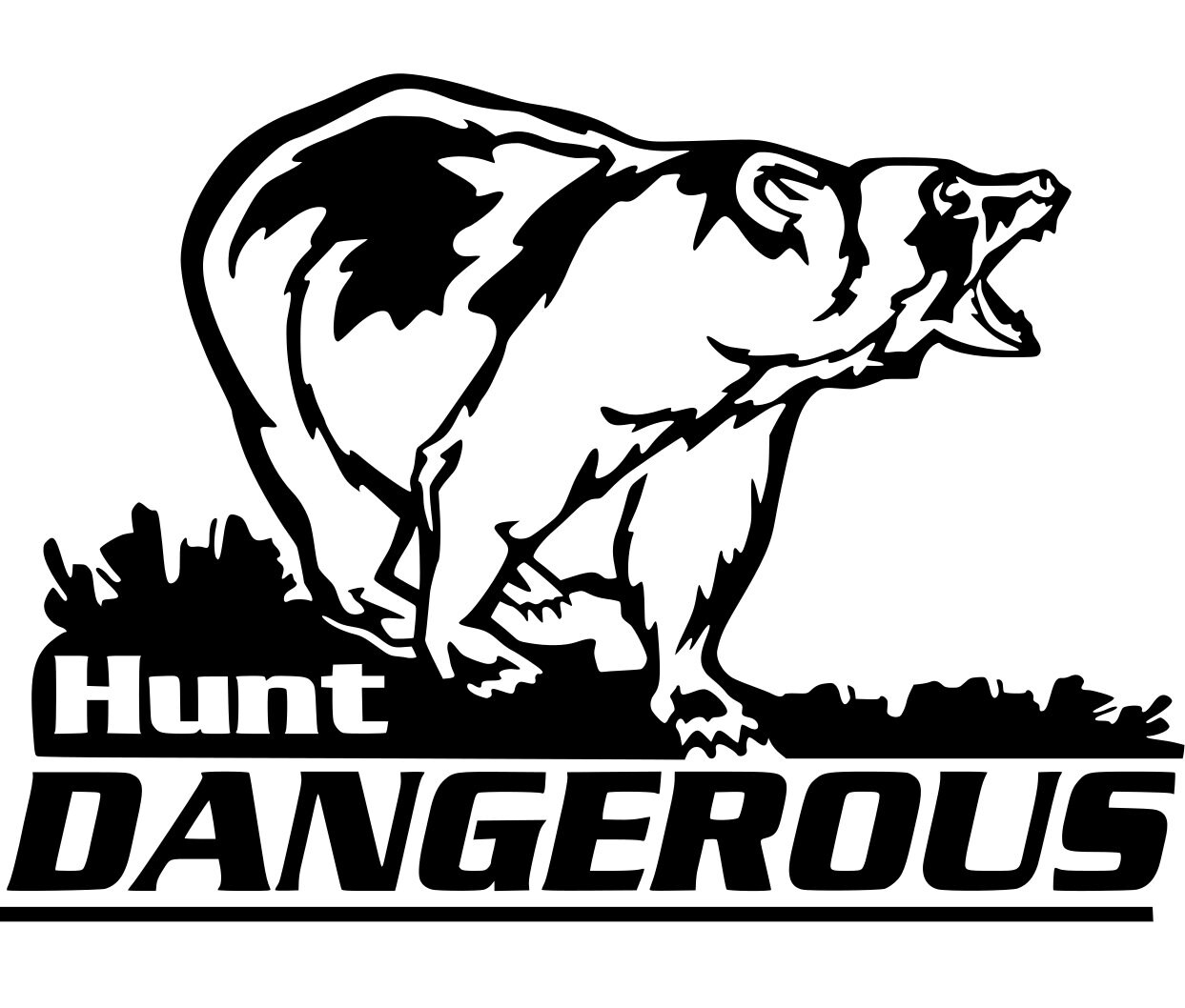 Hunt Dangerous Svg Png Dxf Zip File. Hunting Sport Sports - Etsy