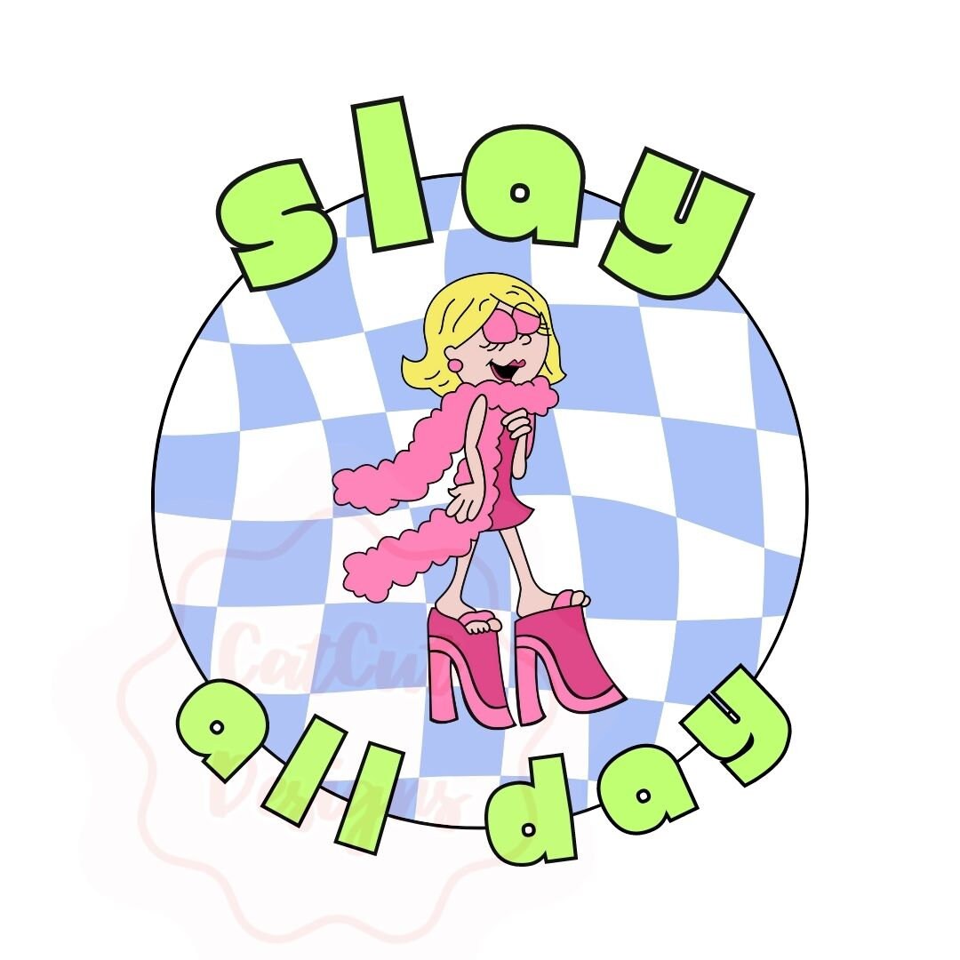 Slay All Day Lizzie Mcguire Inspired PNG and SVG Digital - Etsy