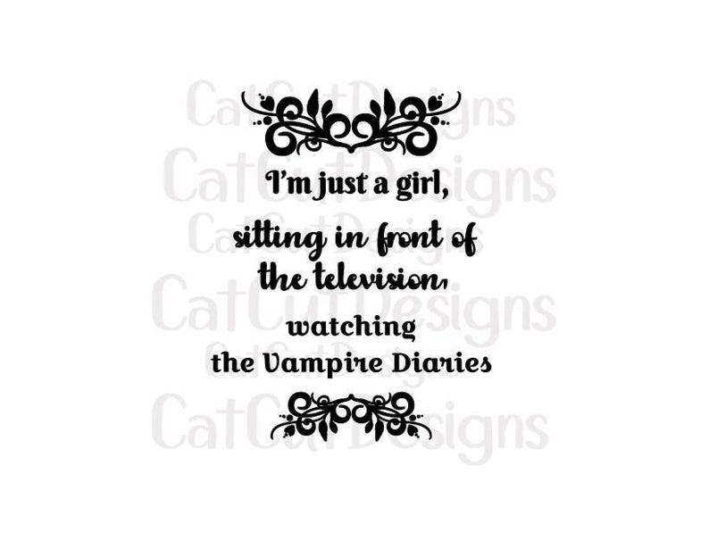 The Vampire Diaries - TVD Girl Digital Download PNG SVG Files - Etsy