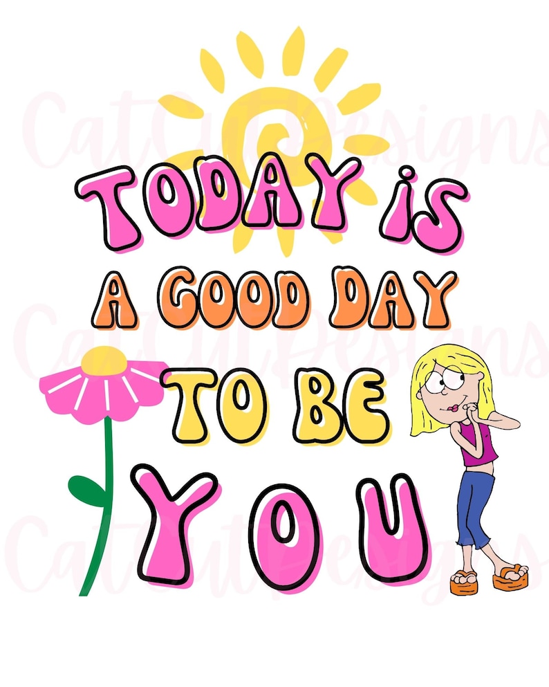 Be You, Lizzie Cartoon PNG Digital Download File - Etsy