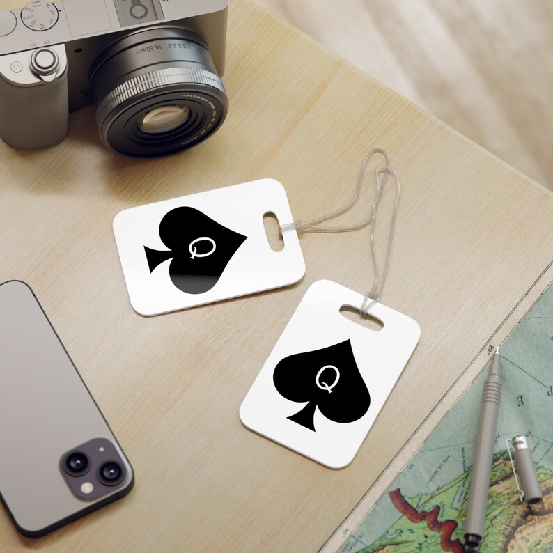 Queen of Spades Luggage Tags for QOS Gift for Travel for Hotwife ...