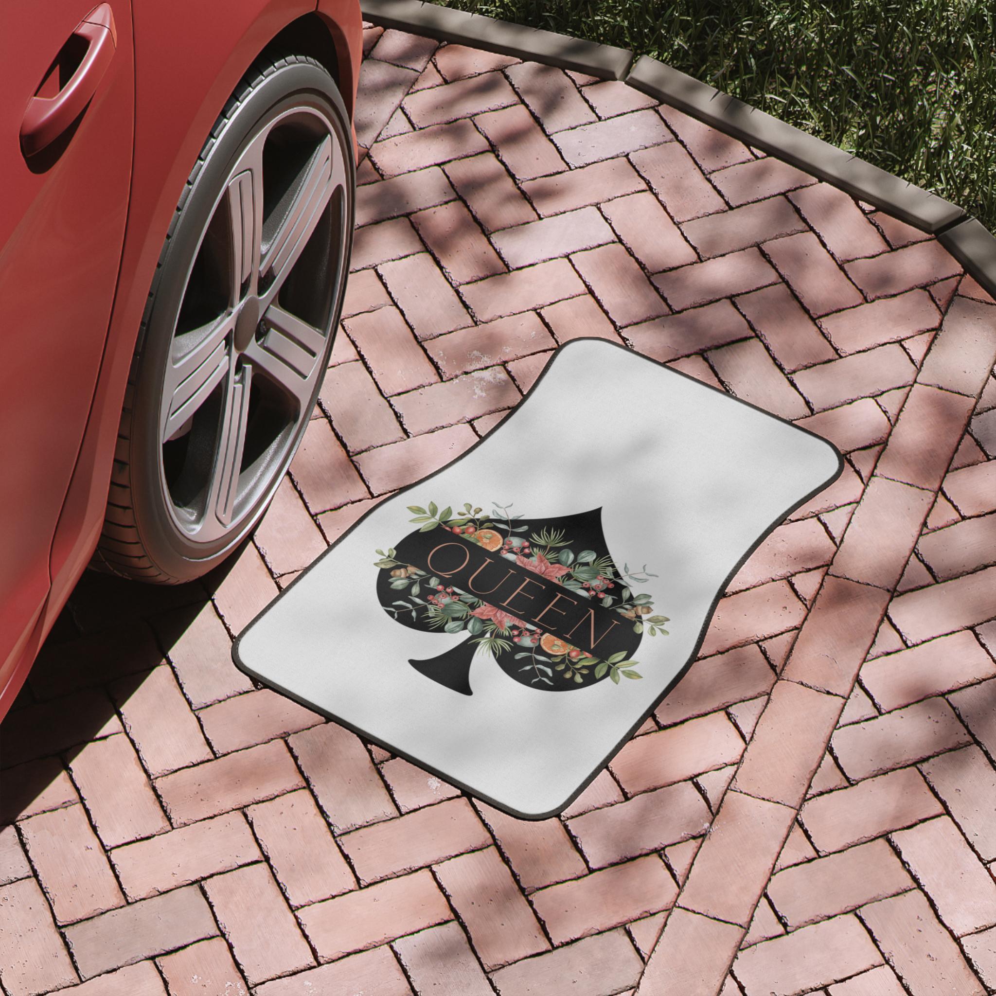 Car Floor Mat, 1 Piece Queen of Spades Gift for QOS Car Lover Gift for ...