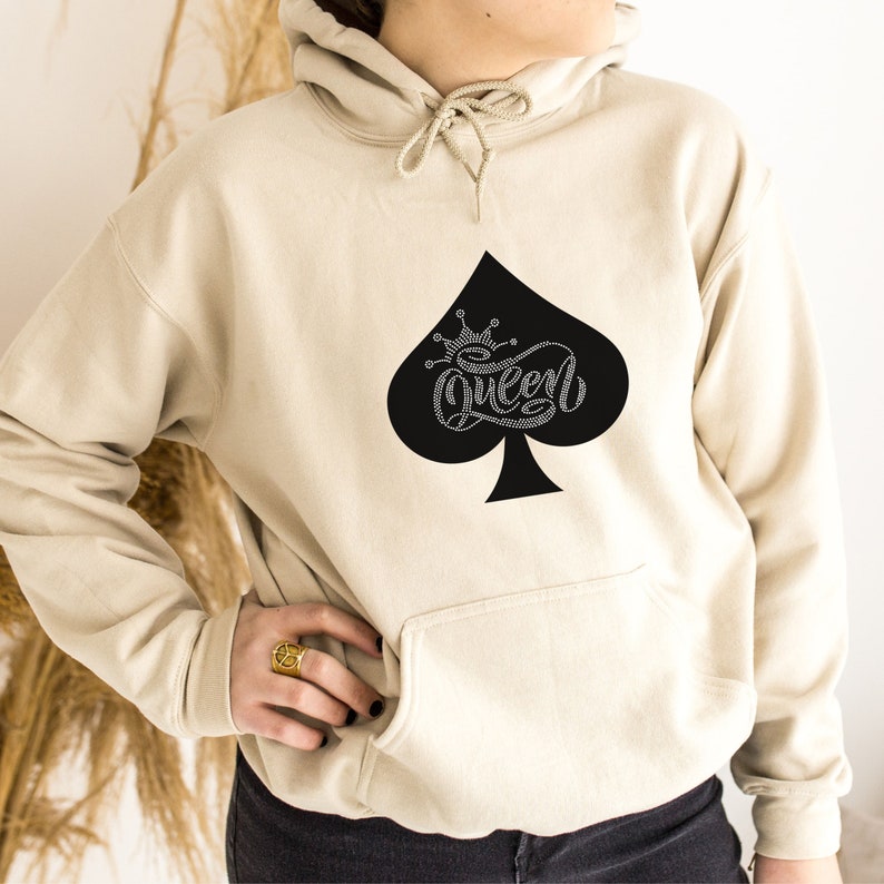 Queen of Spades Hoodie for Hotwife Shirt for Qos Tshirt for Bbc Lover Apparel for Interracial ...