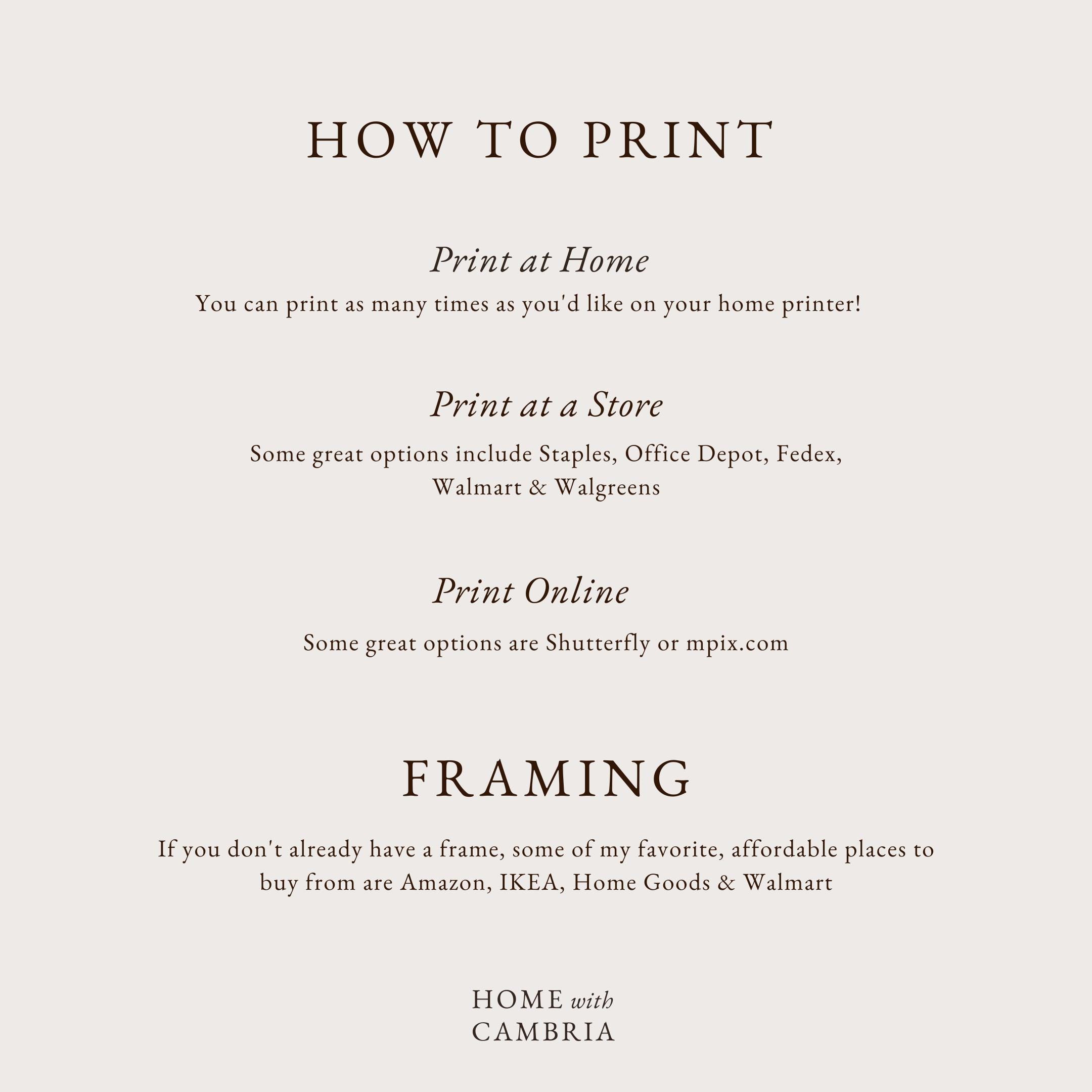 Fall Vintage Christian Print: Praise God Blessing Verse (digital ...