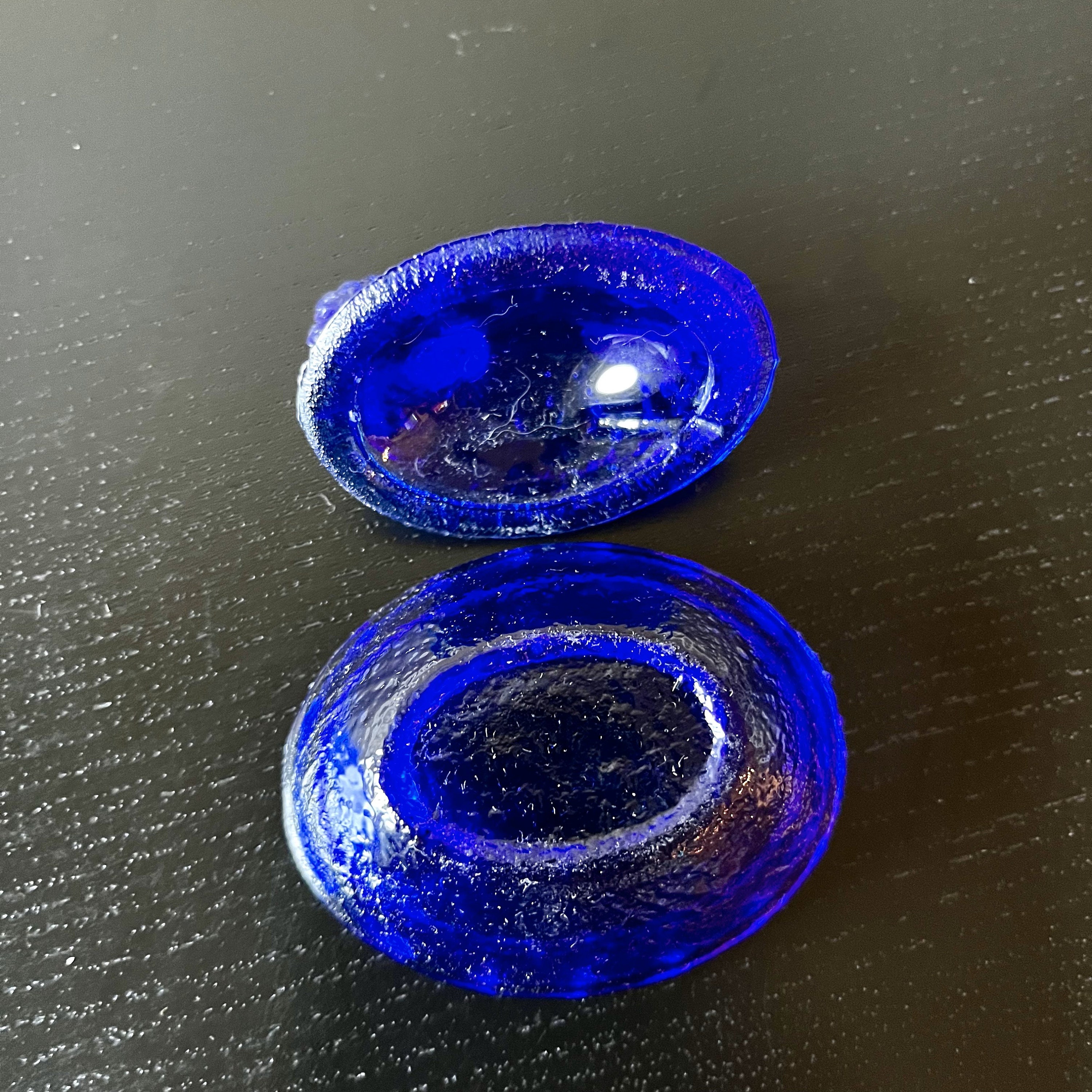 Vintage Cobalt Blue Small Glass Chicken/hen on Nest Salt - Etsy