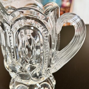 Vintage L.E. Smith Crystal Glass Moon and Stars Creamer Pitcher - Etsy
