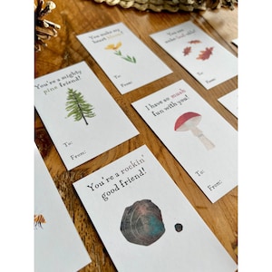 Nature Valentine's Day Cards - Printable | Nature Puns | Woodland ...
