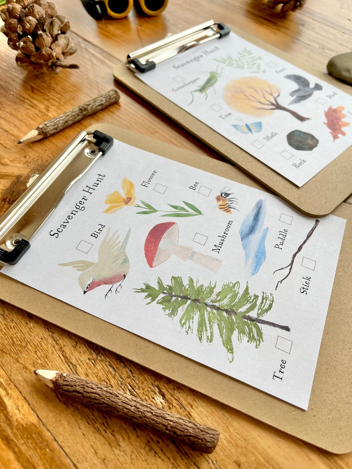 Nature Scavenger Hunt PRINTABLE | Backyard Hunt | Woodlands Forest ...