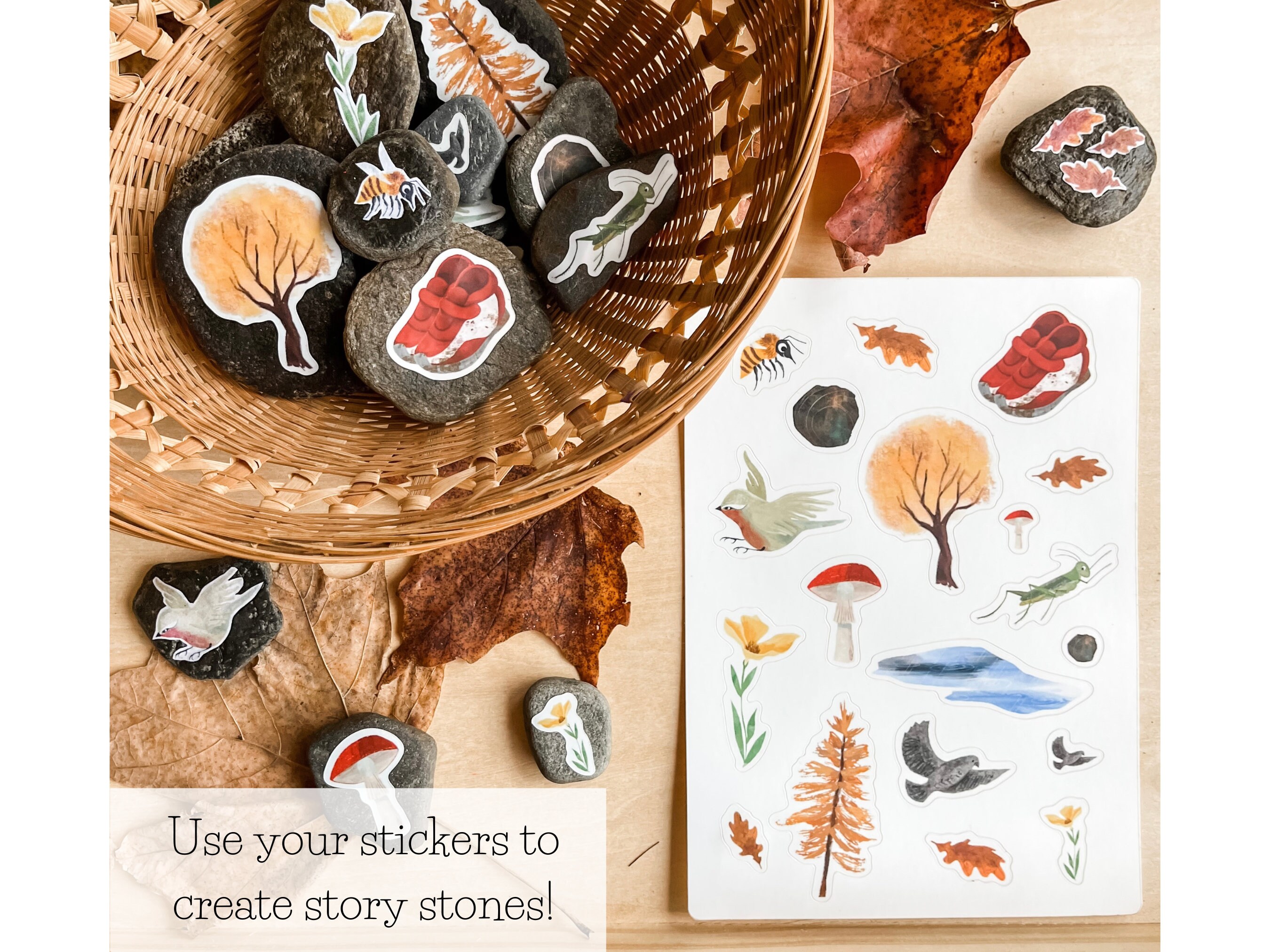 Nature Stickers | Nature Parade | Story Stones | Storytelling | Nature ...