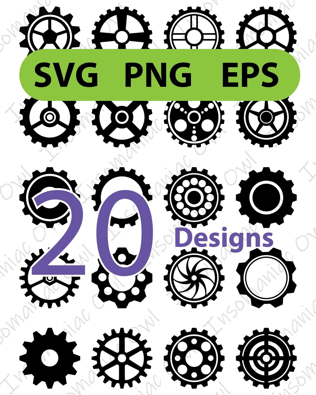 Gears SVG, Gear Cogs SVG, Steampunk SVG, Gears Cut File, Steampunk ...