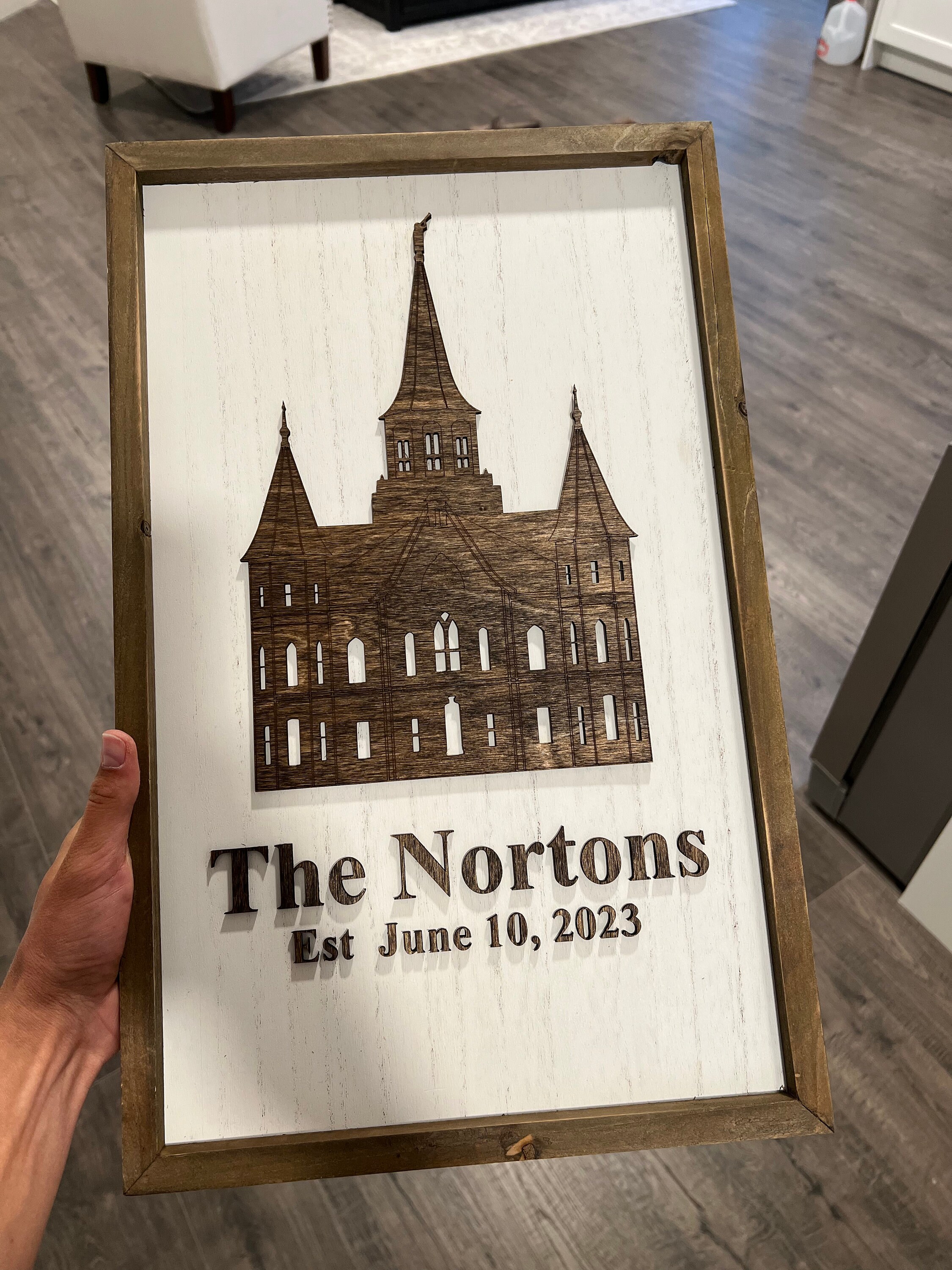 Family Temple Established Sign Temple Sign Wooden Family - Etsy