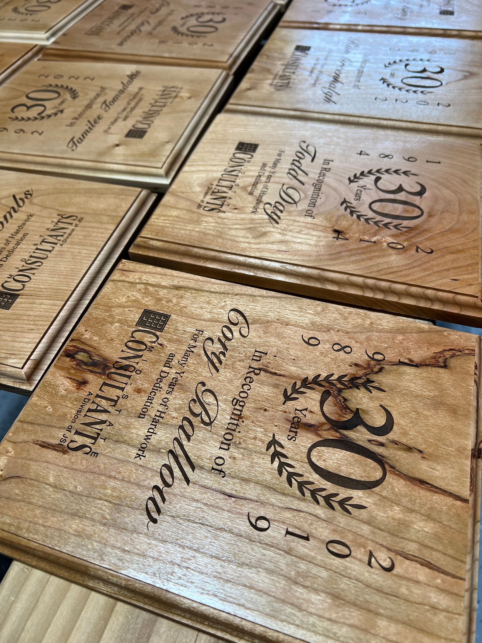 5x7 Awards Plaques- Anniversary Work Plaques- 30 Year Plaque- Custom ...