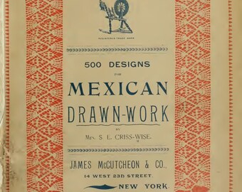 Digital Book PDF 500 Designs for Mexican Drawn Work - Etsy