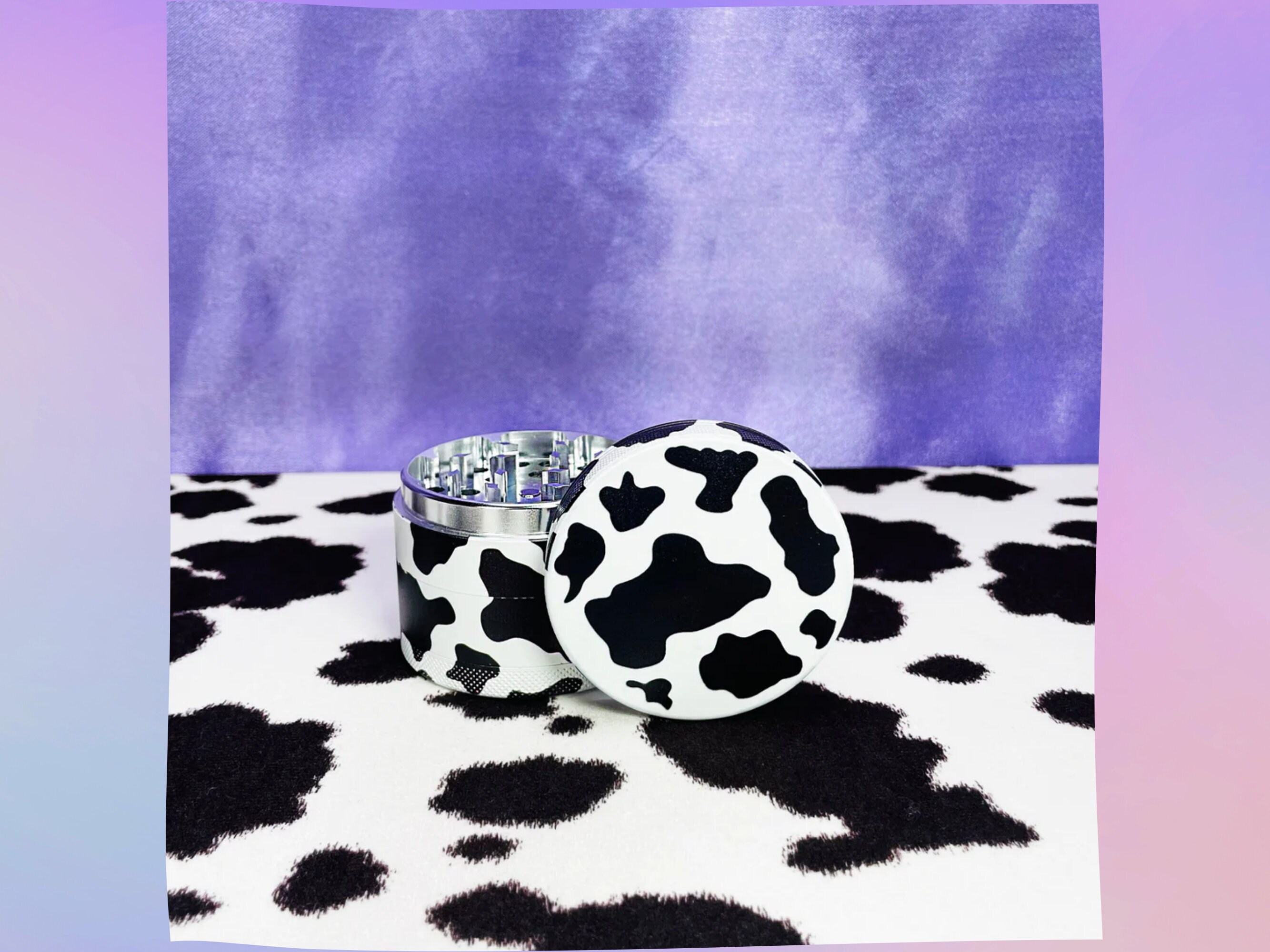 Moo Grinder Cow Pattern Grinder Smoke Art & Accessories Gift for Her - Etsy