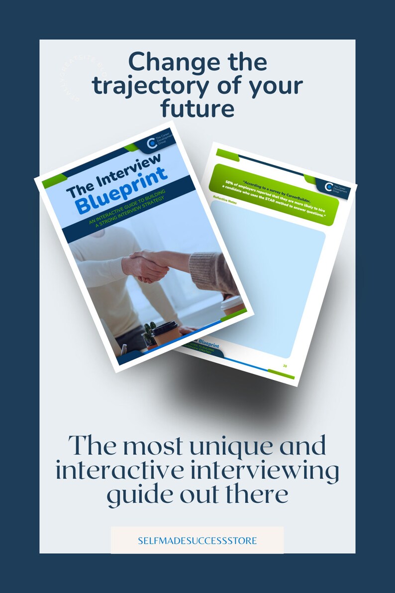 Job Interview Interactive Digital Guidebook and Planner - Etsy