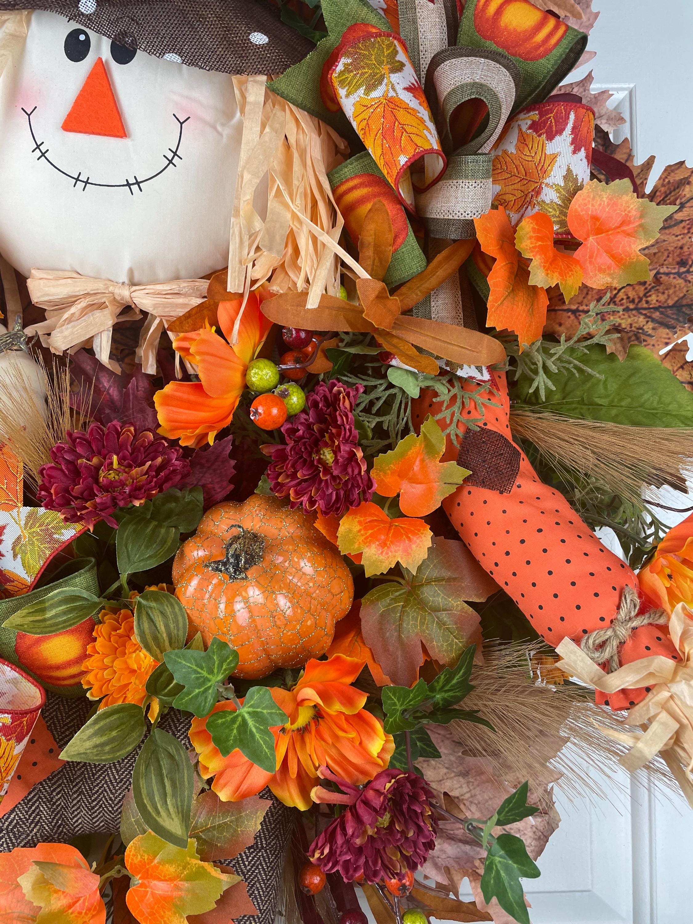 Fall Scarecrow Wreath - Etsy