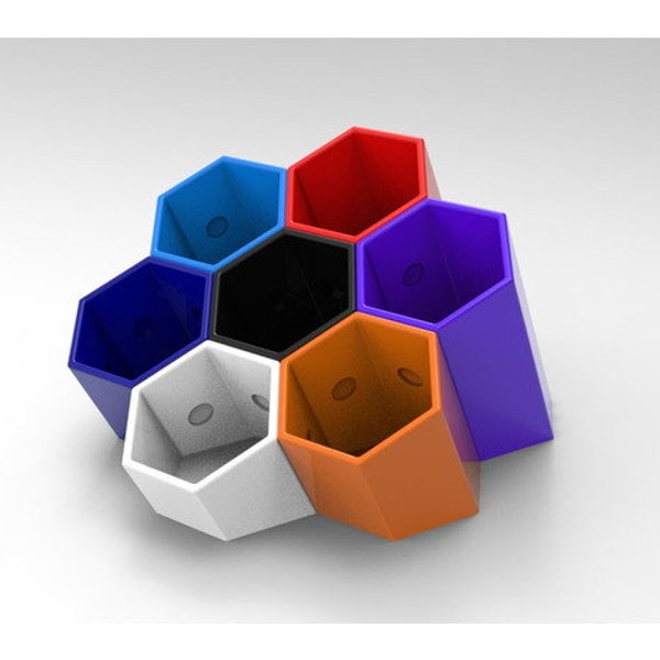 Honeycomb Wall Storage 3d Print - Etsy