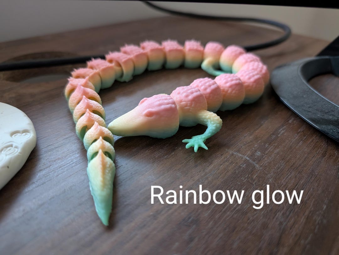 18" Articulated Alligator Fidget – Tactile Toy for Hands-on Play - Etsy