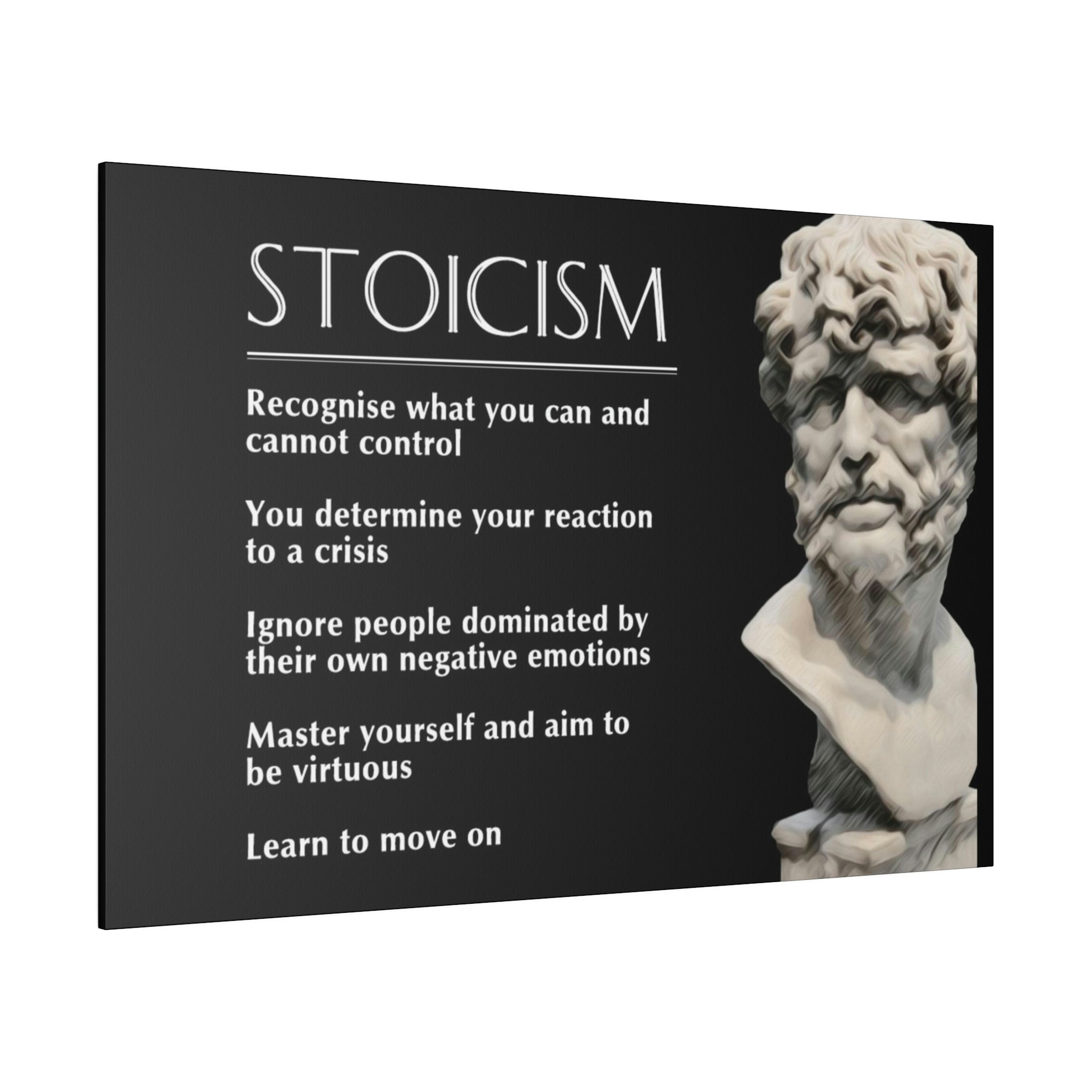 Stoicism Canvas - Etsy