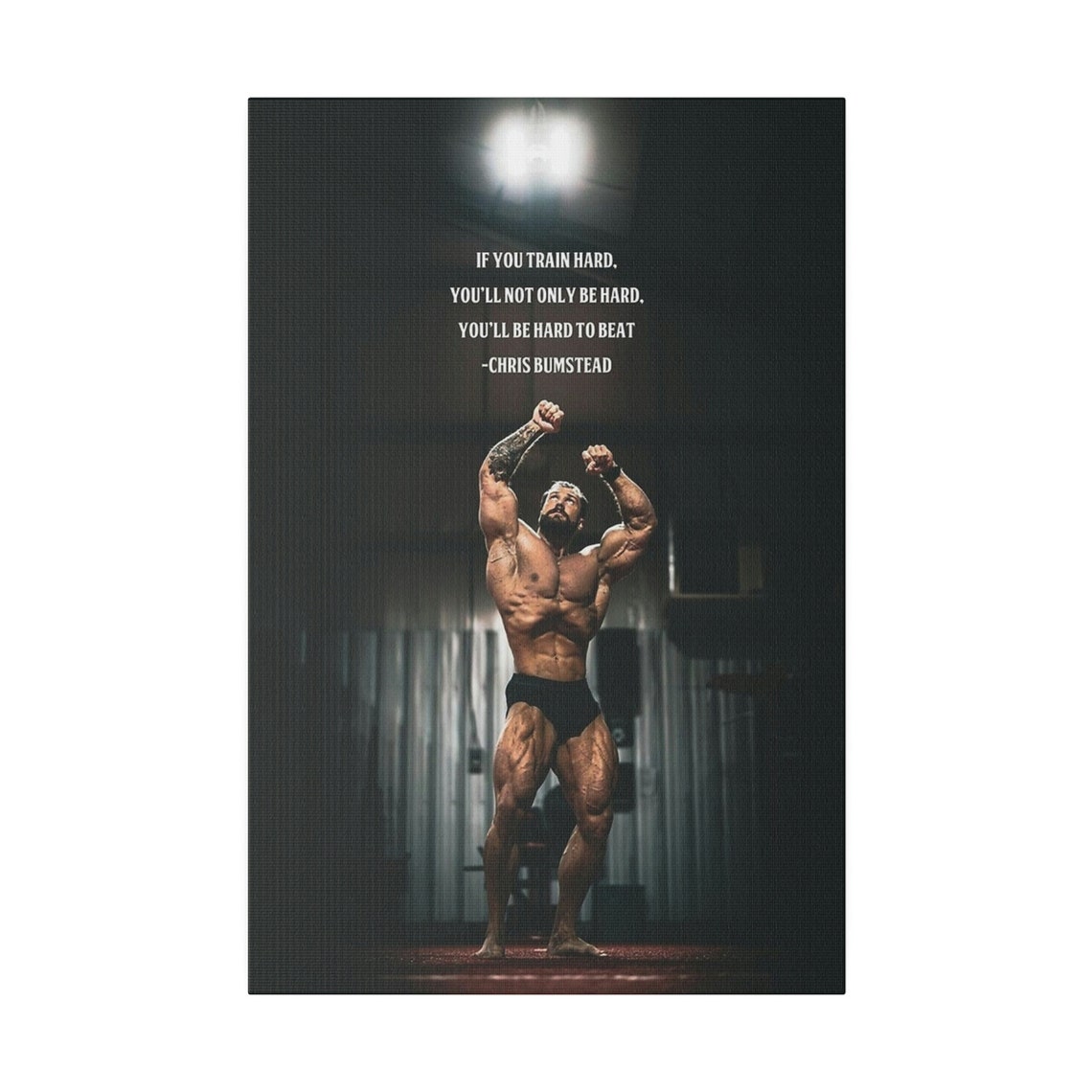 Chris Bumstead Canvas - Etsy