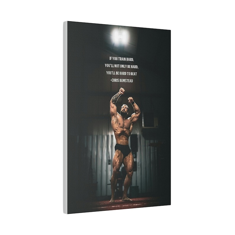 Chris Bumstead Canvas - Etsy