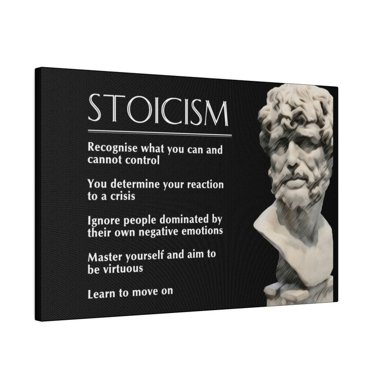 Stoicism Canvas - Etsy