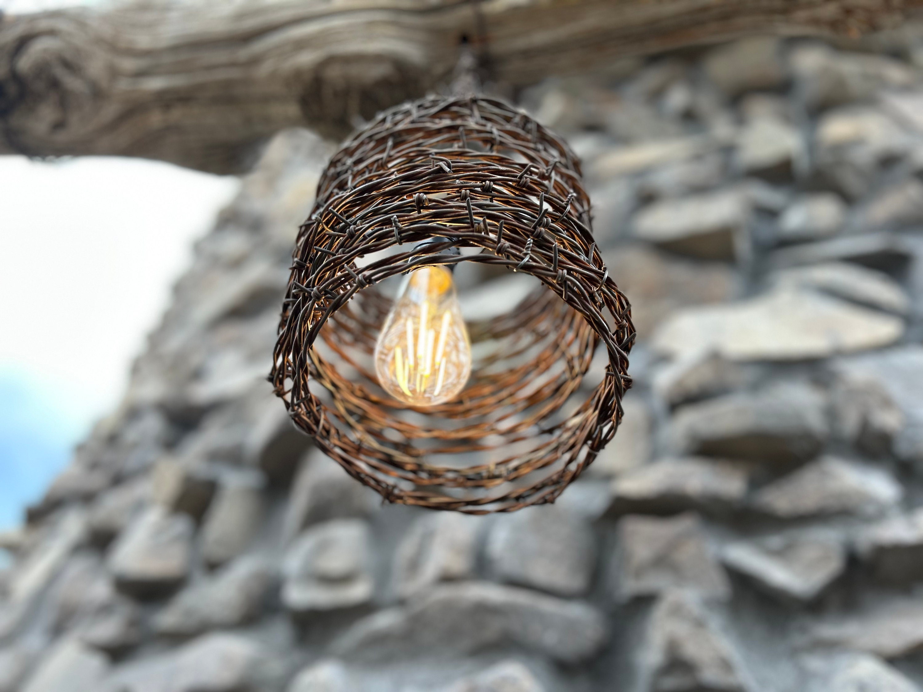 Western Fence Post Light - Etsy