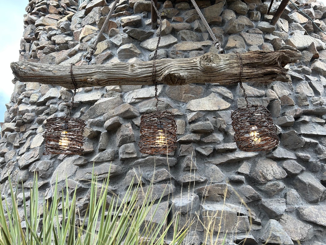 Western Fence Post Light - Etsy