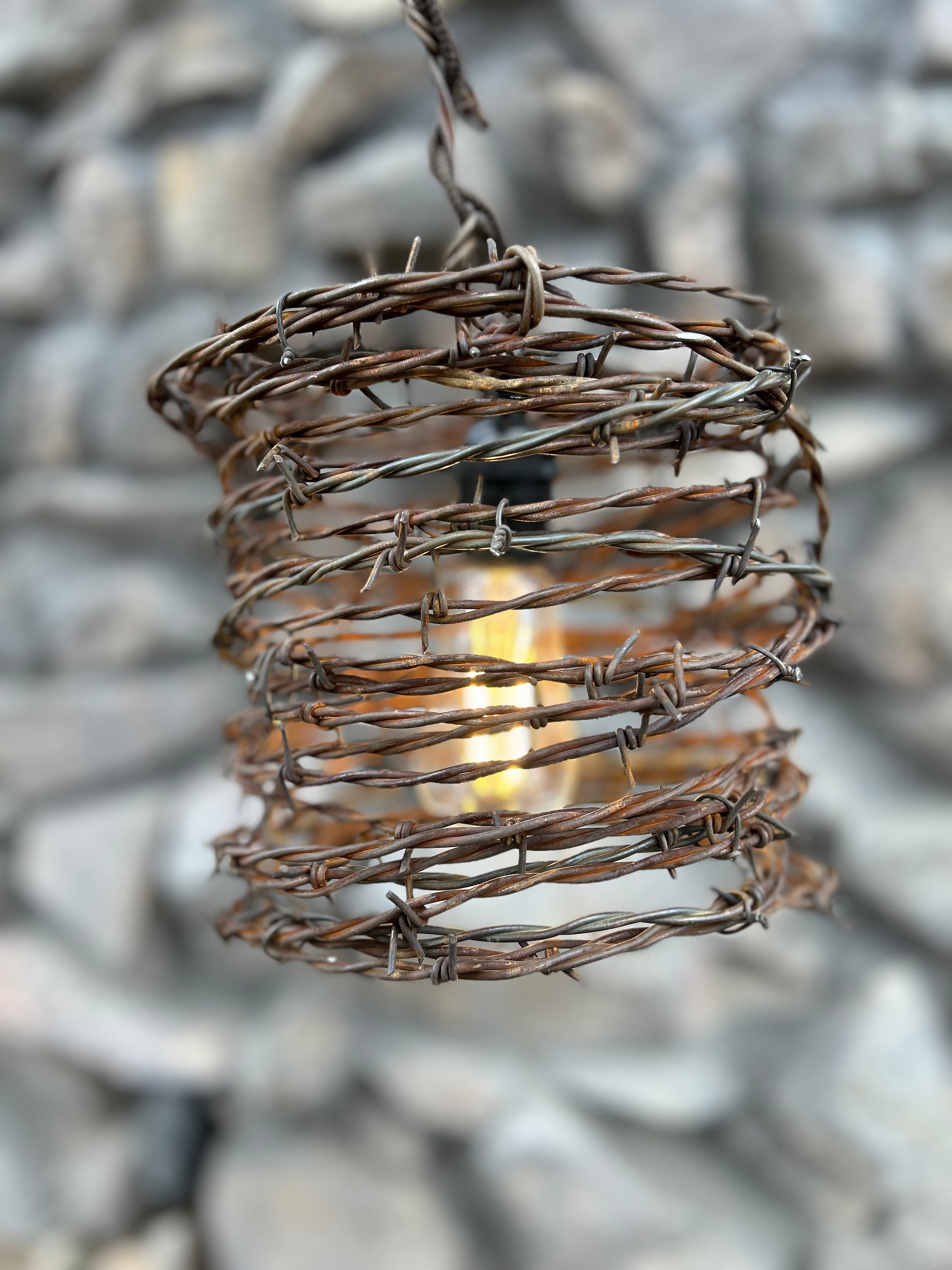 Western Fence Post Light - Etsy