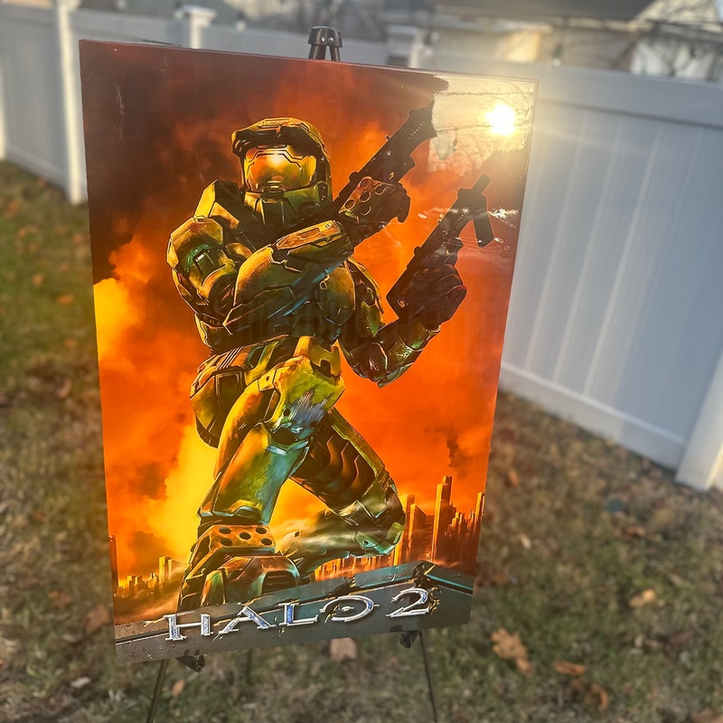 Halo Game Poster - Etsy