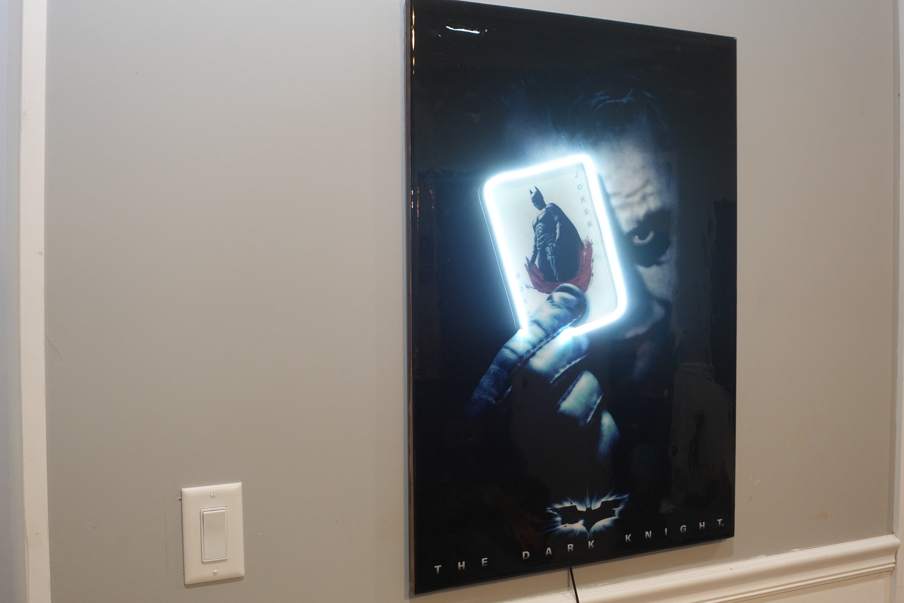 Joker Poster. Neon Lighting With Resin Finish. - Etsy