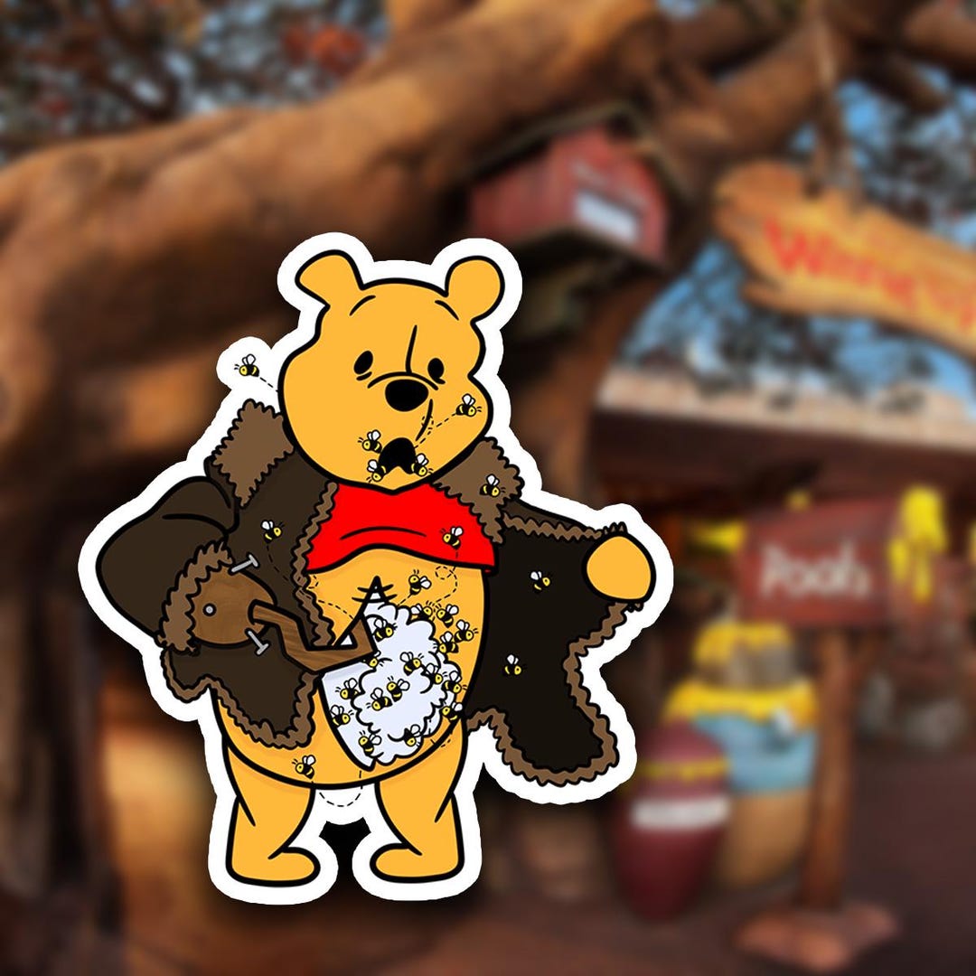 Sweet Revenge Candyman/ Winnie the Pooh Sticker - Etsy