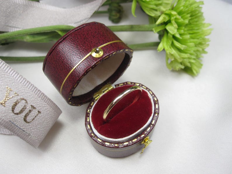 9ct Yellow Gold Wedding Band, Light Court Profile, Handmade to Order ...