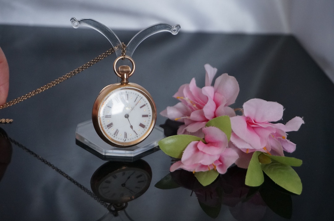Antique Labrador Omega Pocket Watch, 14kt Gold Pocket Watch, Pre Omega ...