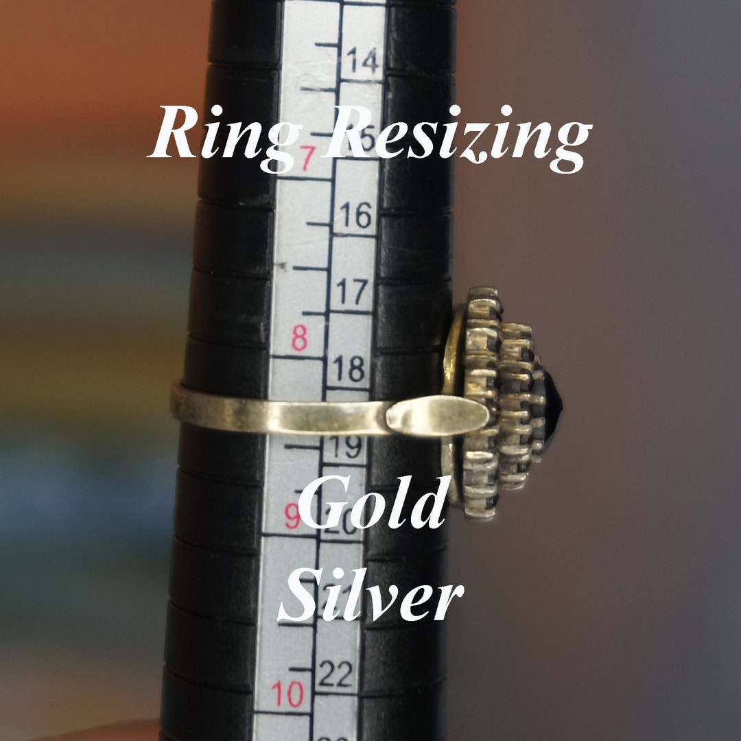 Ring Sizing Service, up and Down in Size for 9,10,14,18,22 Kt Gold and ...