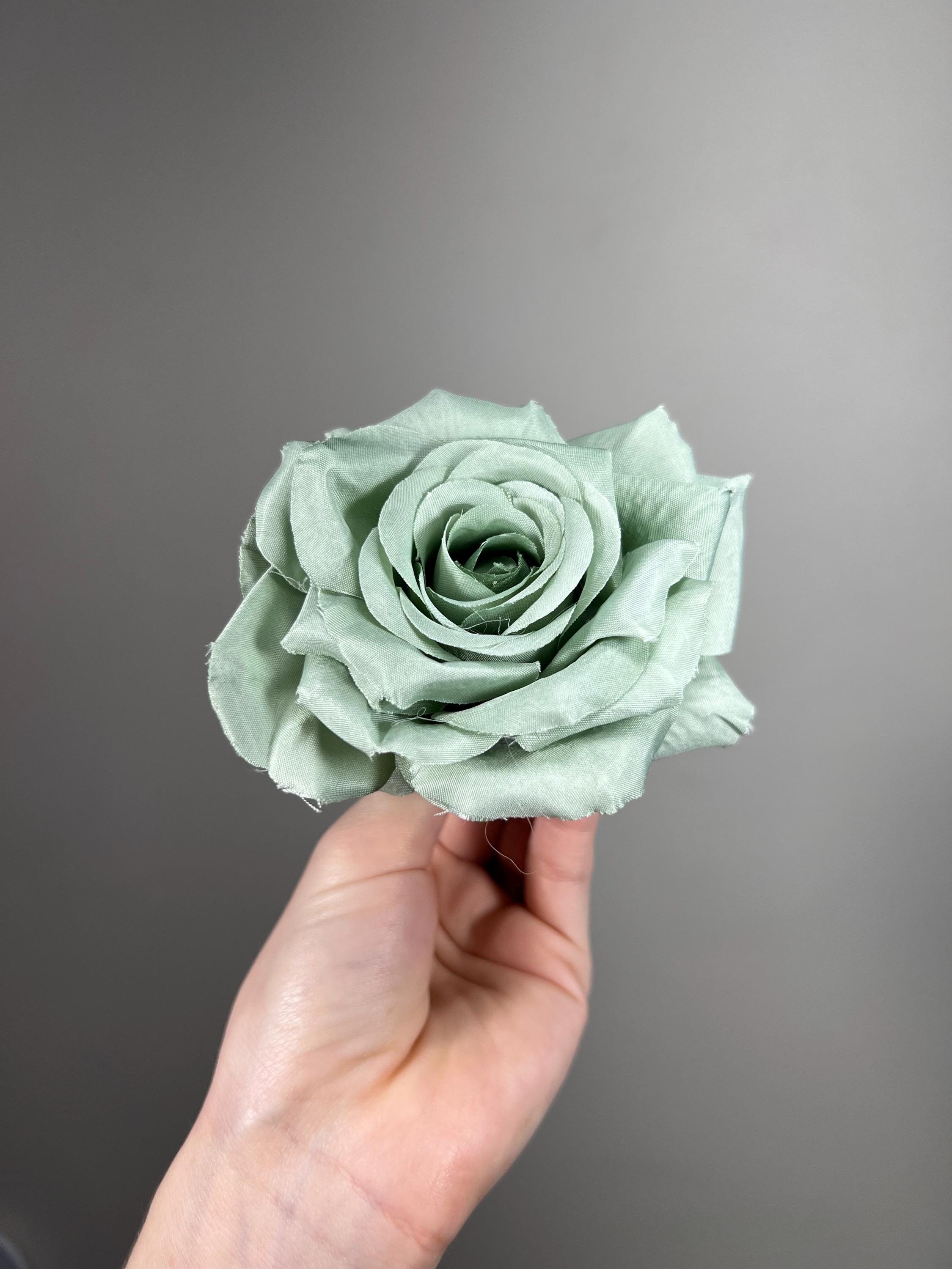 Sage Flower Head Wedding Sage Green 4” Artificial Sage Heads Craft ...