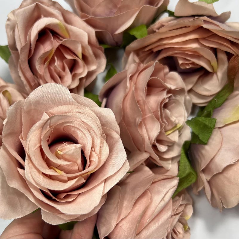 Dusty Rose Flower - Etsy