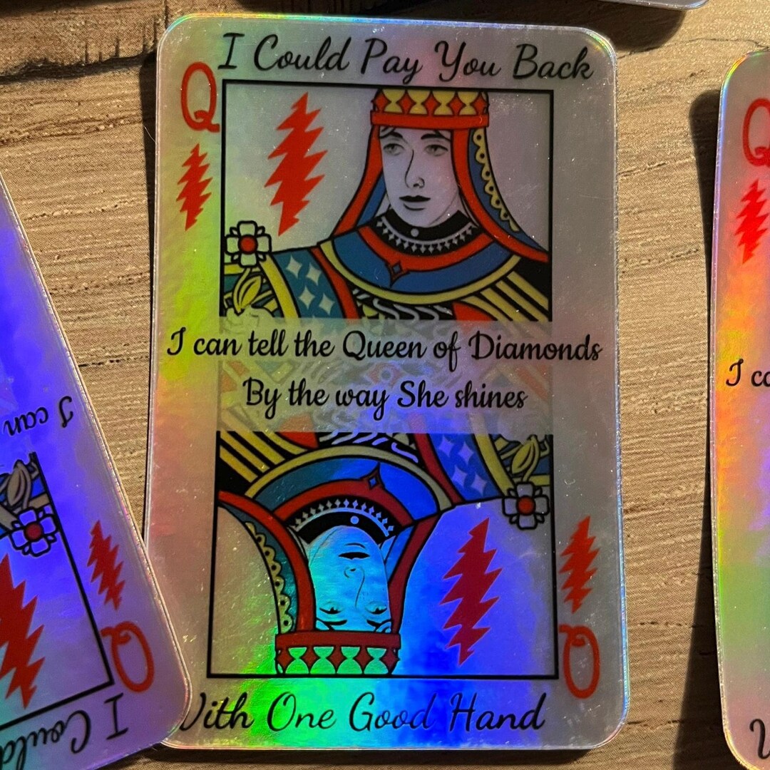 Loser Card Sticker Holographic 3" Vinyl/uv/water Resistant - Etsy