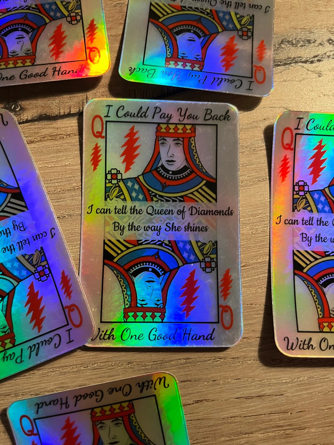 Loser Card Sticker Holographic 3" Vinyl/uv/water Resistant - Etsy